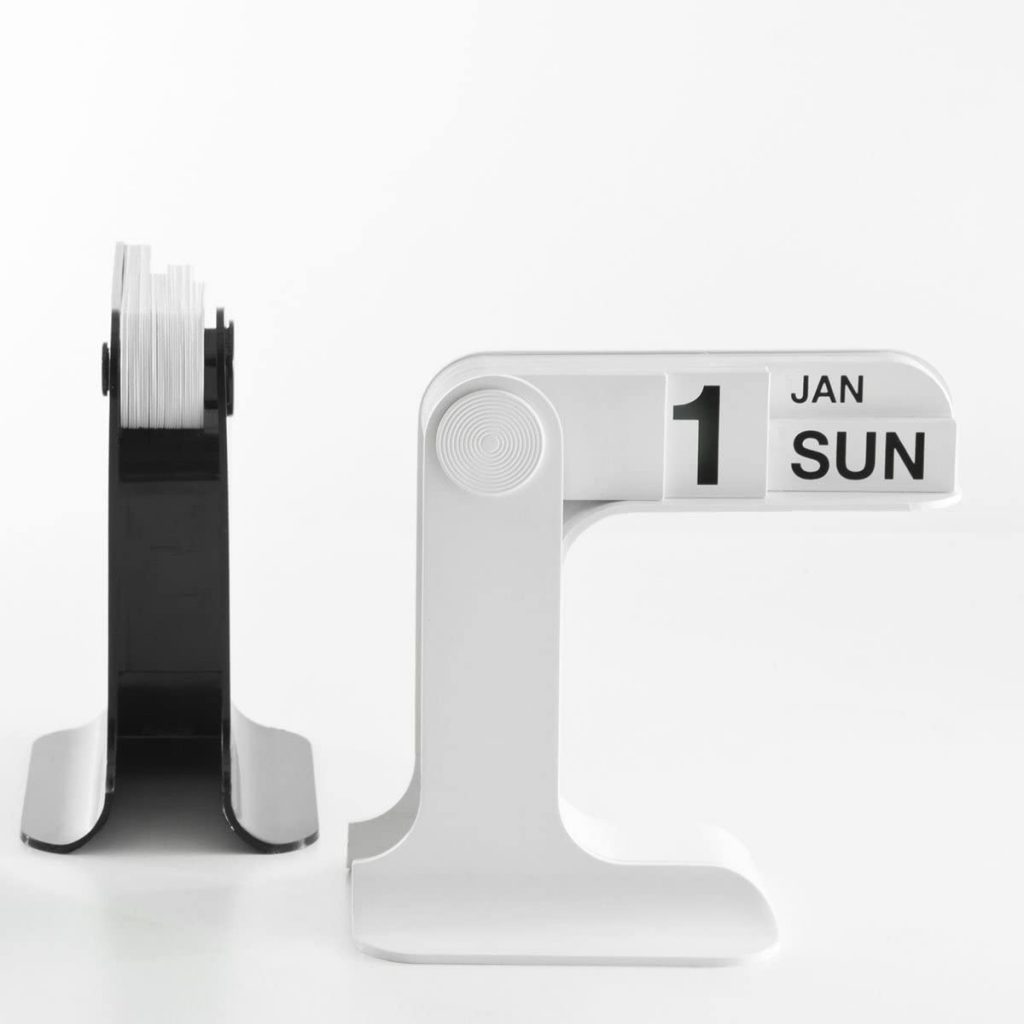 Timor Calendar White | Black design Enzo Mari para Danese Milano ...