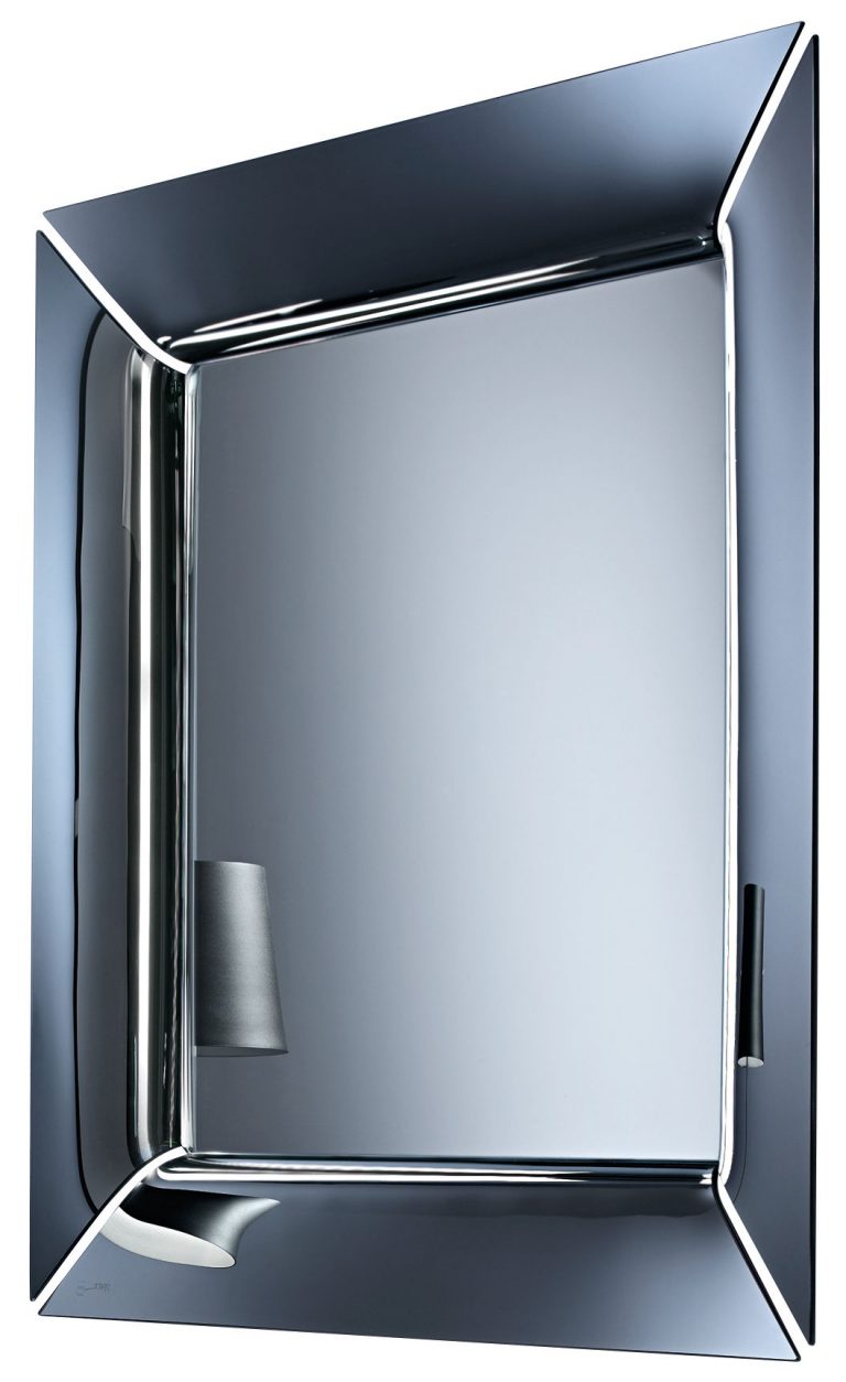 Specchio Caadre - 105 x 105 cm Argento design Philippe Starck for FIAM ...