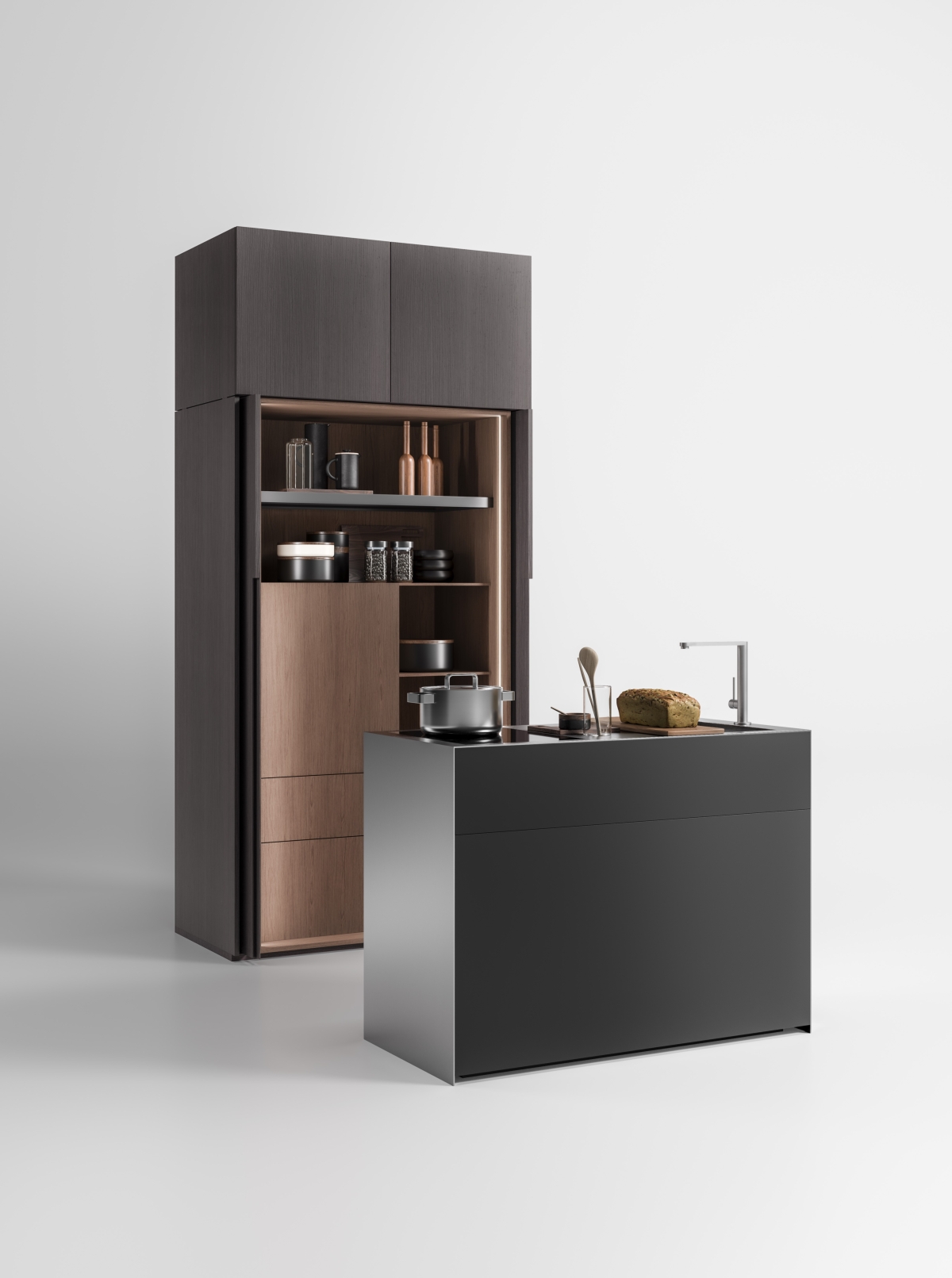 Small, convivial and prestigious: Falper reinvents living kitchens ...
