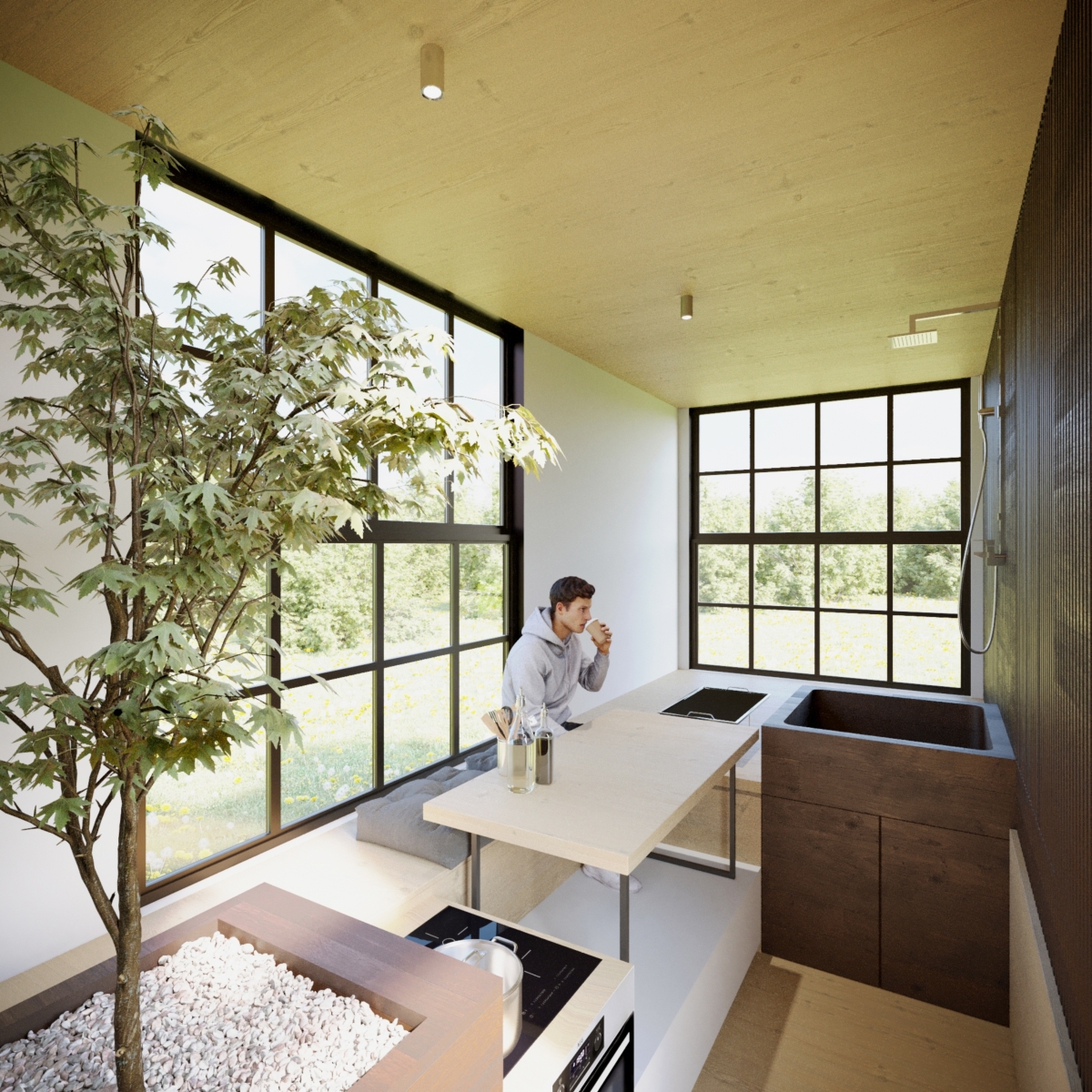 La casa mobile perfetta: 20mq di spazio per ospitare 5 stanze ...