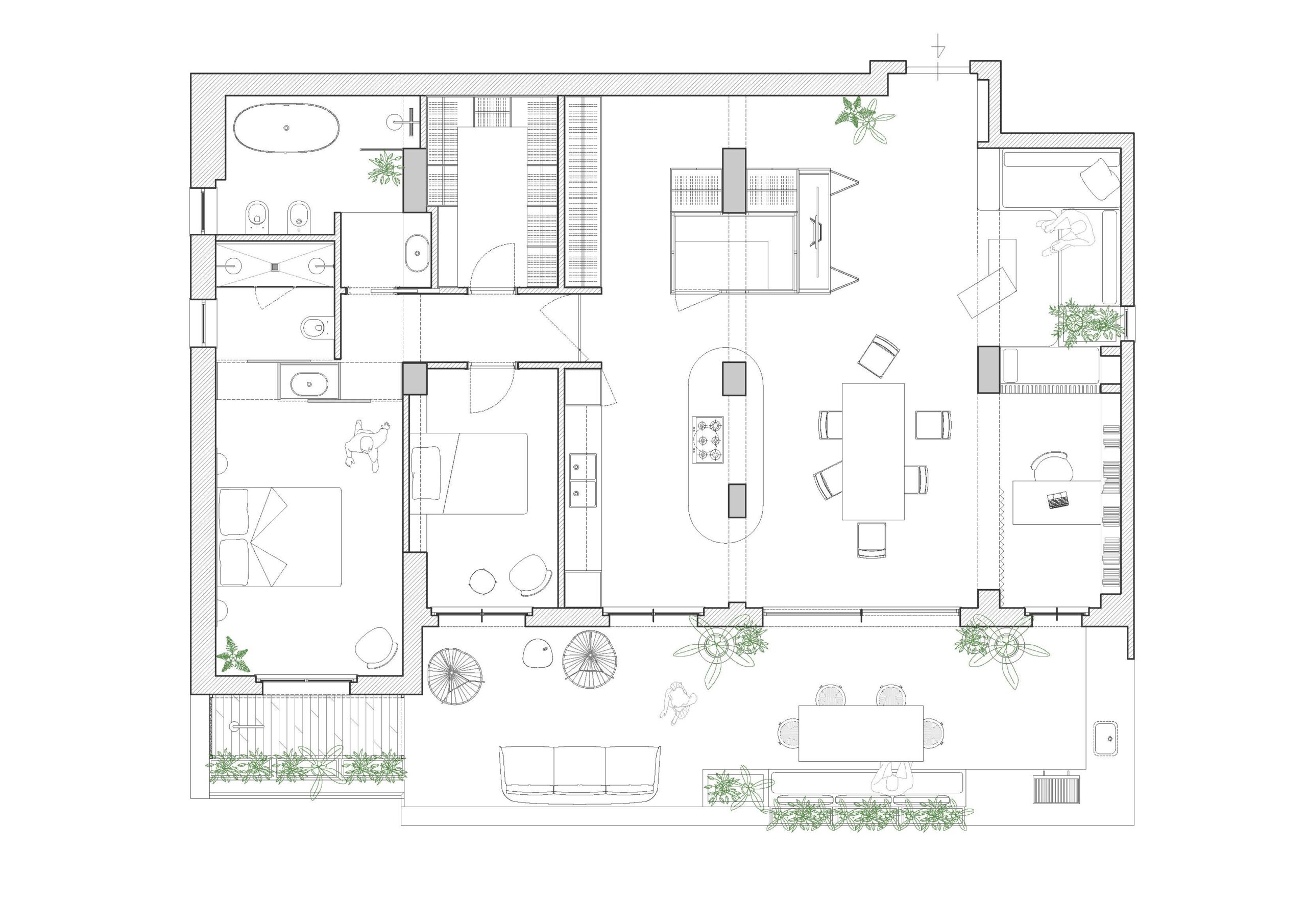 The harmonious fusion of brutalism and sensuality of materials, "Casa ...