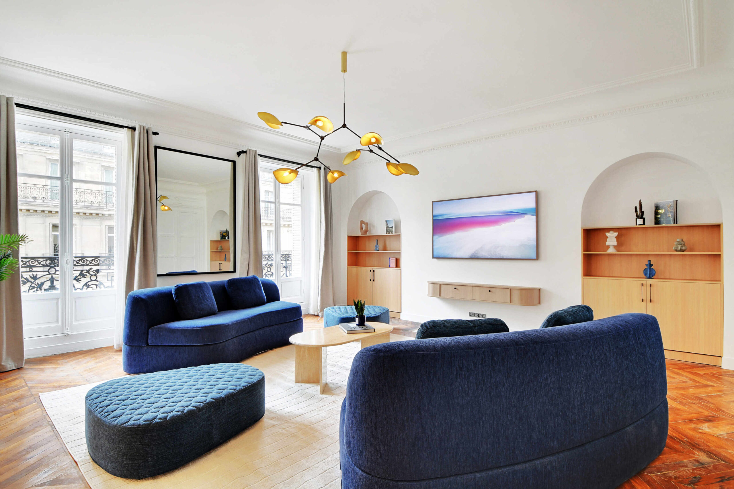 Milano Bedding a Parigi con Goodman: divano letto e pouf scelti per un ...