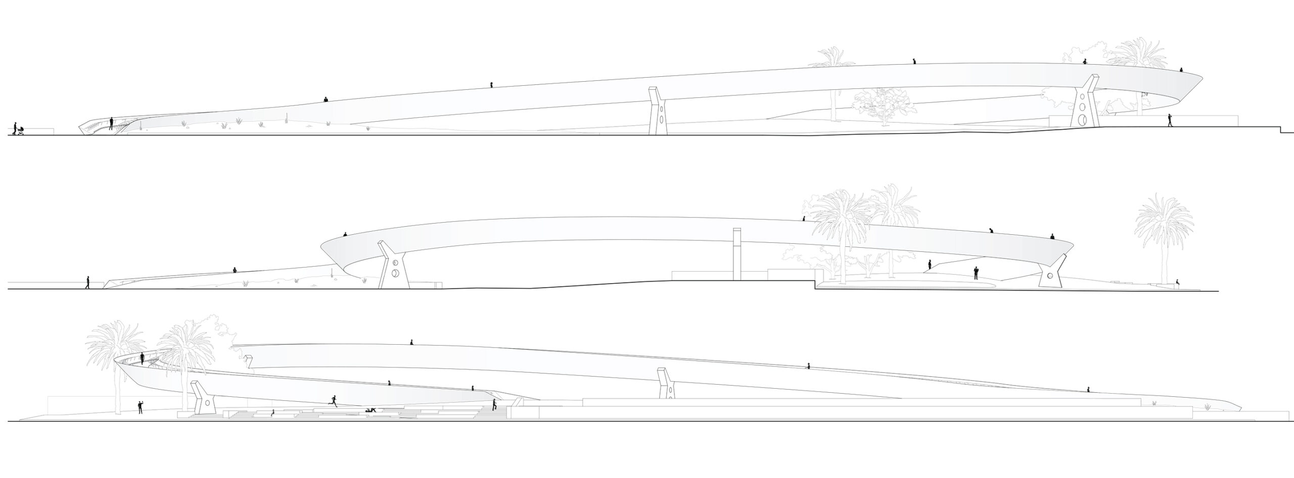 Il Ponte Pedonale Onda Atlántica: Un'Icona di Leggerezza e Innovazione ...